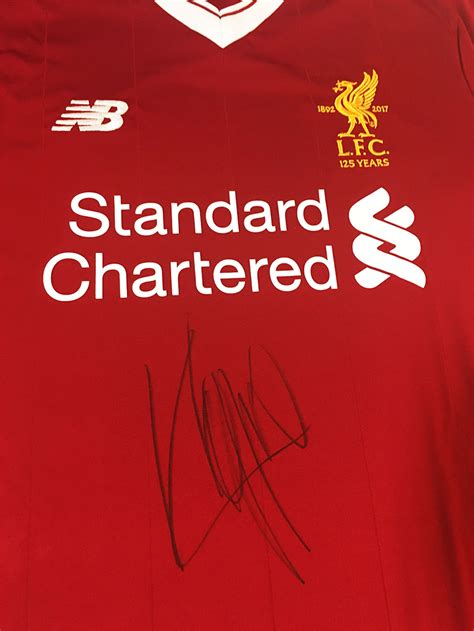 Jürgen Klopp Signed Liverpool FC 125 Home Shirt CharityStars