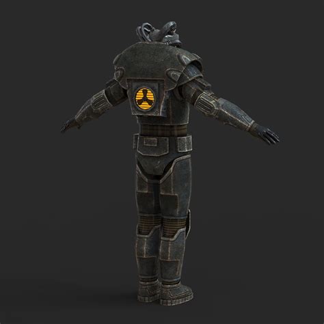 Fallout Newvgas Remnant Enclave Power Armor Custom Full Body Etsy