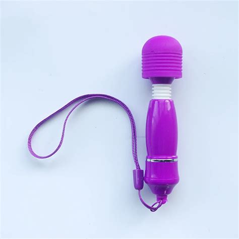 Mini Vibrator Magic G Spot Av Wand 360 Degree Bendable Head 10 Function Silicone Body Massage