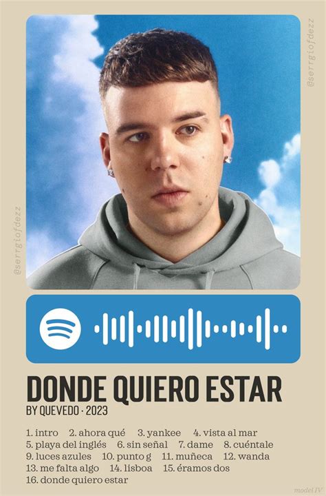Donde Quiero Estar By Quevedo Portadas De Discos Famosos Canciones
