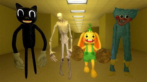 CARTOON CAT Vs SCP 096 THE SHY GUY Vs BUNZO BUNNY Vs HUGGY WUGGY In