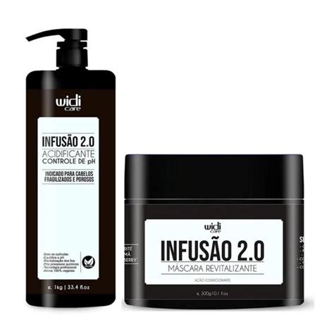 Kit Widi Care Infusão 2 0 Máscara 300g Acidificante 1kg Kit de