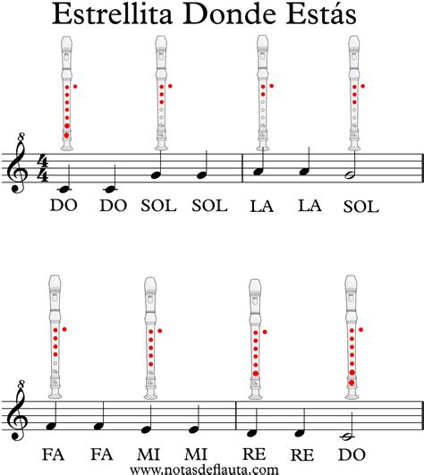 Música maestra PARTITURAS FLAUTA DULCE