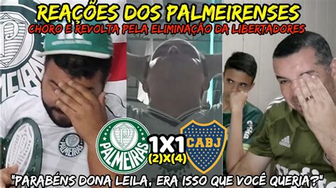 REAÇÕES DOS PALMEIRENSES CHORO E REVOLTA A ELIMINAÇÃO PALMEIRAS