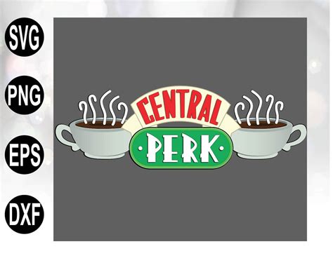 Central Perk Svg Png Files Friends Digital Files Drawing The Best