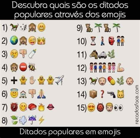 Ditados Populares Em Emojis