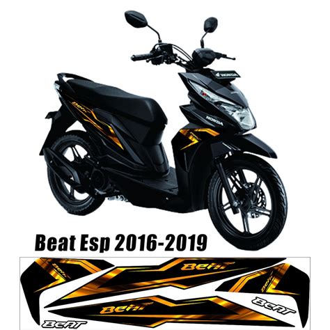 Jual STIKER RACING MOTIF COD STICKER MOTOR CUSTOM VARIASI HONDA BEAT