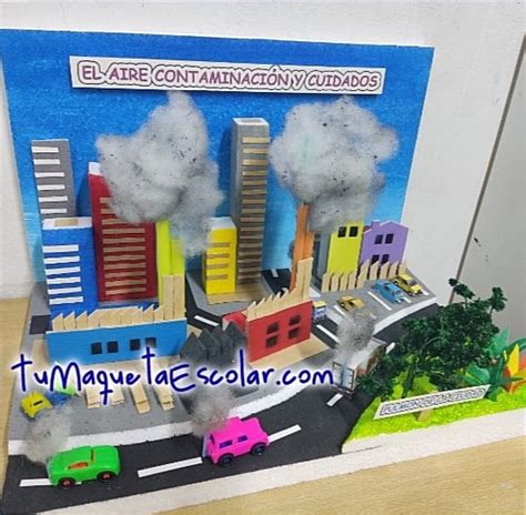 Tu Maqueta Escolar Lima Peru Maqueta Contaminaci N Del Aire The Best