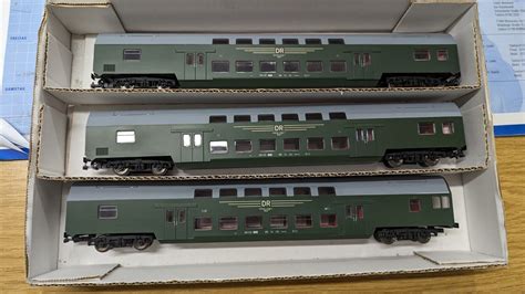 Piko H0 57684 57685 Doppelstockwagen Steuerwagen DR Ep IV EBay