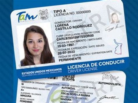 Licencia De Conducir Ya Es Permanente En Tamaulipas Este Es Su Costo