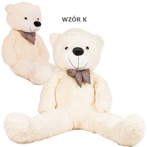 DUŻY MIŚ PLUSZOWY OGROMNY PLUSZAK GIGANT 130cm 13001805029