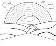 Coloriage Ca Va Bien Aller Arc En Ciel Avec Licorne Et Panda