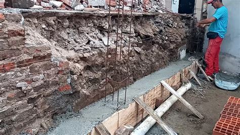 Como Fazer Um Muro De Arrimo De Auvenaria YouTube