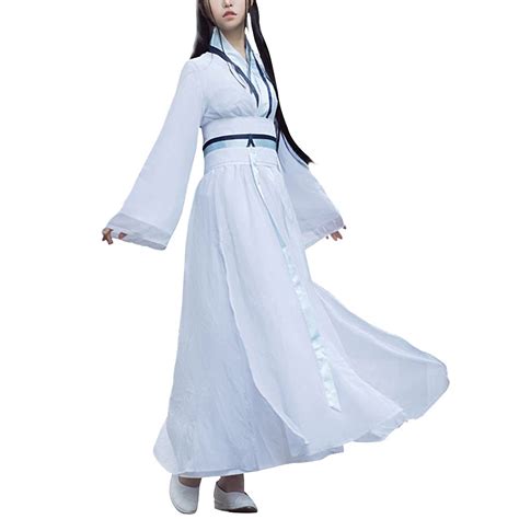 Buy Women S White Snake Hanfu Outfit Traditional Chinese Dress Ancient