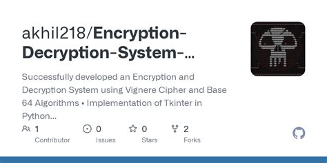 Github Akhil Encryption Decryption System Using Vigenere Cipher