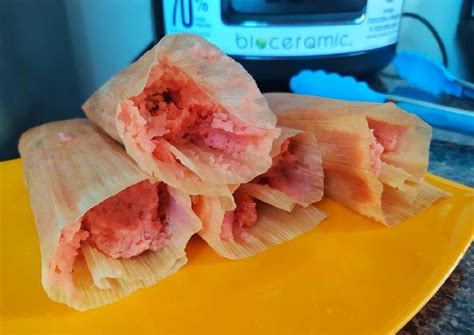 Top 99 Imagen Receta Tamales Dulces De Fresa Abzlocal Mx
