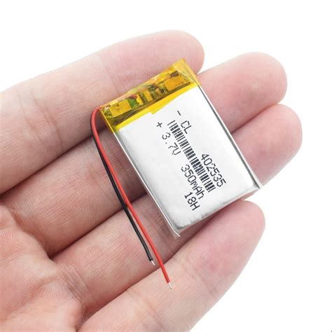 3 7 V 350 Mah Lithium Power Battery Battery Type Lithium Ion 46 0g