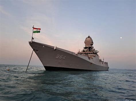 Indian Navys Ships Kochi Kavaratti And Sumedha Participating In IFR