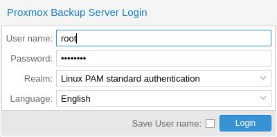 Graphical User Interface Proxmox Backup 2 4 2 1 Documentation