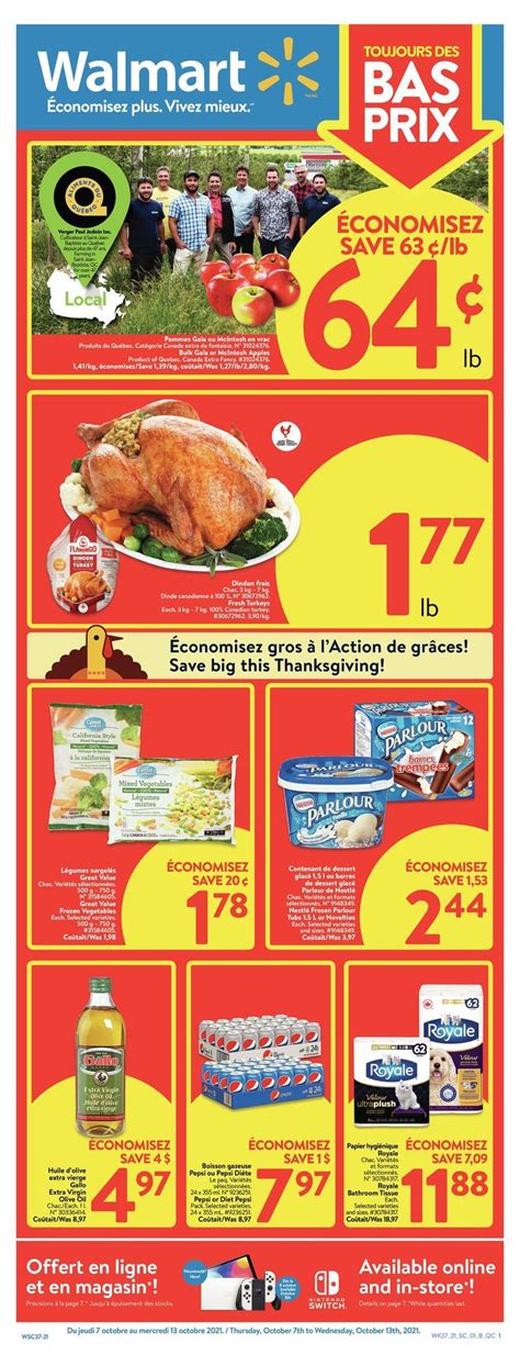 Circulaire Walmart Spéciaux Promotions et Rabais de la Semaine