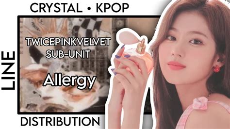 Request How Would Twicepinkvelvet Sub Unit Allergy G I Dle Line
