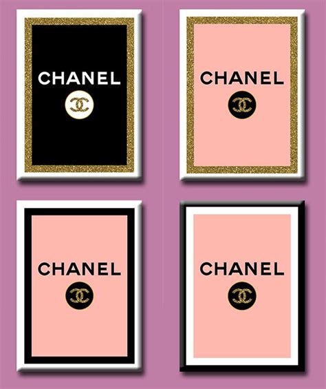 Limited Edition Printable Chanel Logo Gold By Justlikethesun89 6 00
