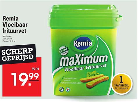 Remia Vloeibaar Frituurvet Aanbieding Bij Sligro 1Folders Nl