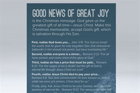 Good News Of Great Joy Invite Card Compel Graphics Printing