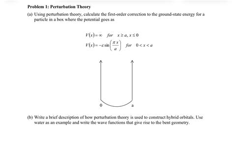 solved problem 1 perturbation theory a ﻿using perturbation