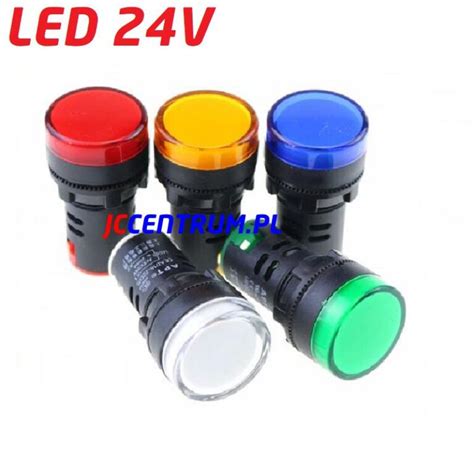 Lampka LED Sygnalizacyjna Tablicowa 24V AC DC AD16 22DS JC CENTRUM