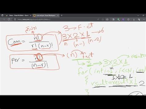Combination And Permutation Problem Codeforces Solution Arabic