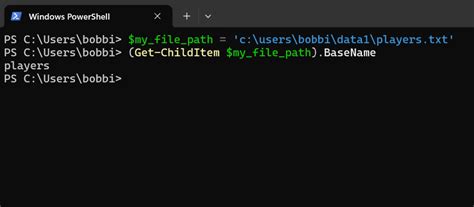 powershell how to get file name from path collecting wisdom