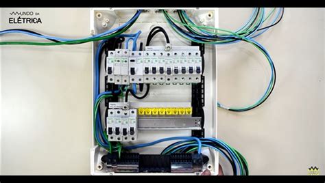 Quadro de disjuntores montagem passo a passo Mundo da Elétrica