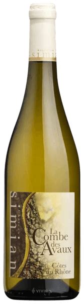 2017 Château Simian Combe des Avaux Côtes du Rhône Blanc Vivino US