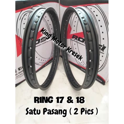 Jual VELG ROSSI RING 17 SEPASANG RING 18 SEPASANG 2 BIJI TERSEDIA