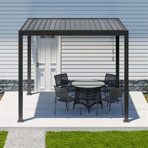 Mirador S Louvered Pergola X Outdoor Pergola Aluminum Gazebo