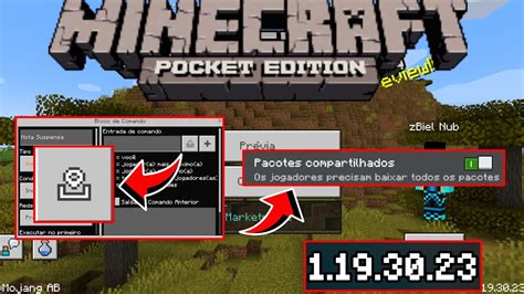 MINECRAFT PE 1 19 30 23 NOVA OPÇÃO NOVOS RECURSOS E CORREÇÕES