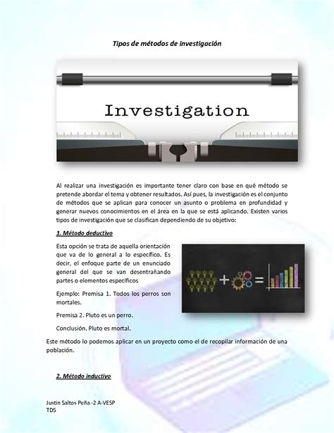 SOLUTION Tipos De M Todos De Investigaci N Studypool