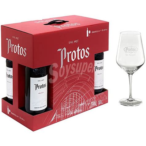 Protos Protos De Vino Tinto Crianza Con D O Ribera Del Duero 4 Copas