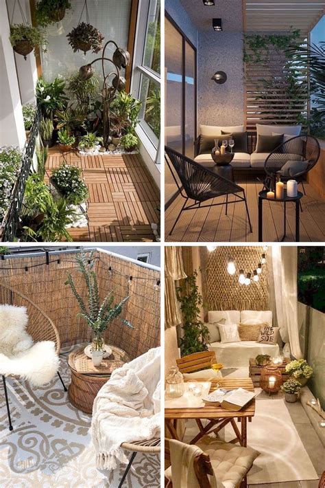 25 ideas para decorar tu balcón Balcón del apartamento de decoración