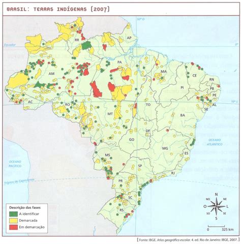 Professor Wladimir Geografia Mapas E Estat Sticas Dos Ind Genas No