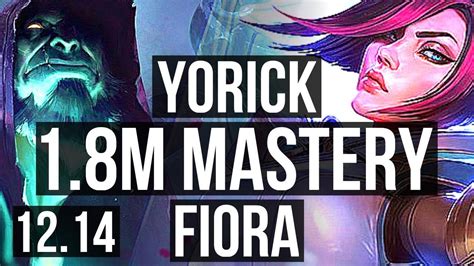 YORICK Vs FIORA TOP Rank 2 Yorick 1 8M Mastery 600 Games EUW