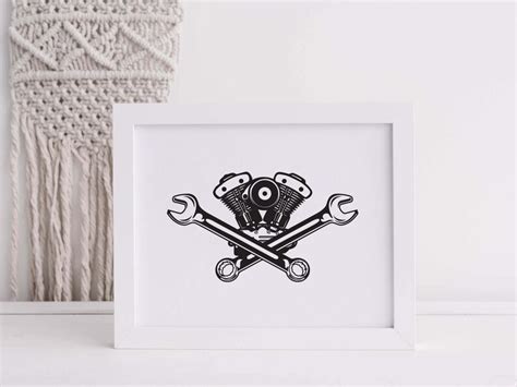 Crossed Wrenches Png Engine Crossed Wrenches Svg Mechanic Etsy