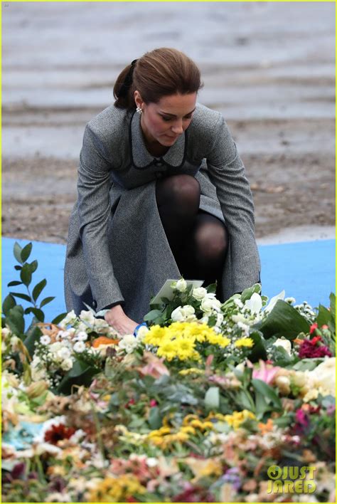 Duchess Kate Middleton Prince William Pay Respects To Helicopter