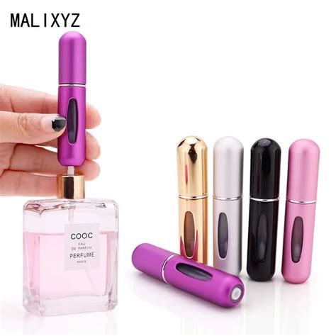 Refillable 5ml Refillable Mini Perfume Spray Bottle Aluminum Spray