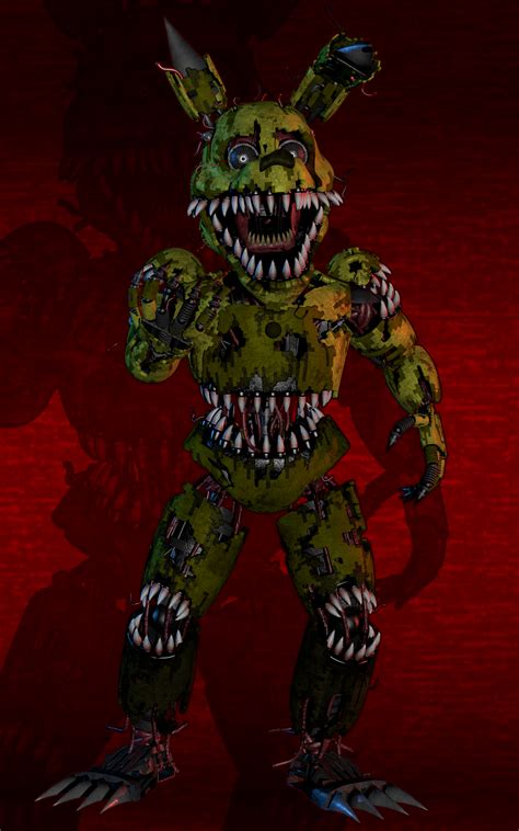 Fnaf Springtrap By Britneypringle On Deviantart Fnaf Anime Fnaf The