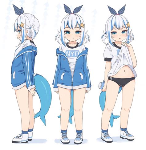 Gawr Gura Hololive And 1 More Drawn By Tenroy Danbooru