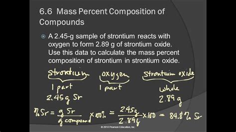 20T 6 6 Mass Percent Composition Of Compounds YouTube