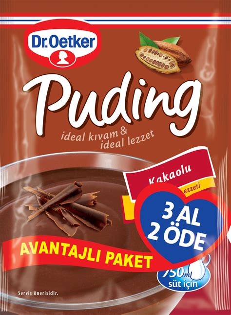 Dr Oetker Kakao Puding 147 g 3 lü Bizim Toptan Market
