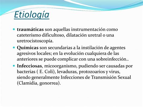 PPT INFECCIONES DE VIAS URINARIAS AGUDAS Y CRONICAS PowerPoint
